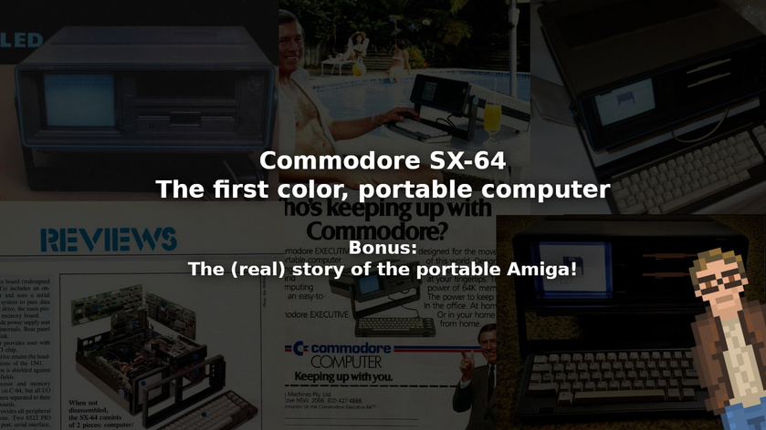 Shared post - Commodore SX-64 -- The first color, portable computer