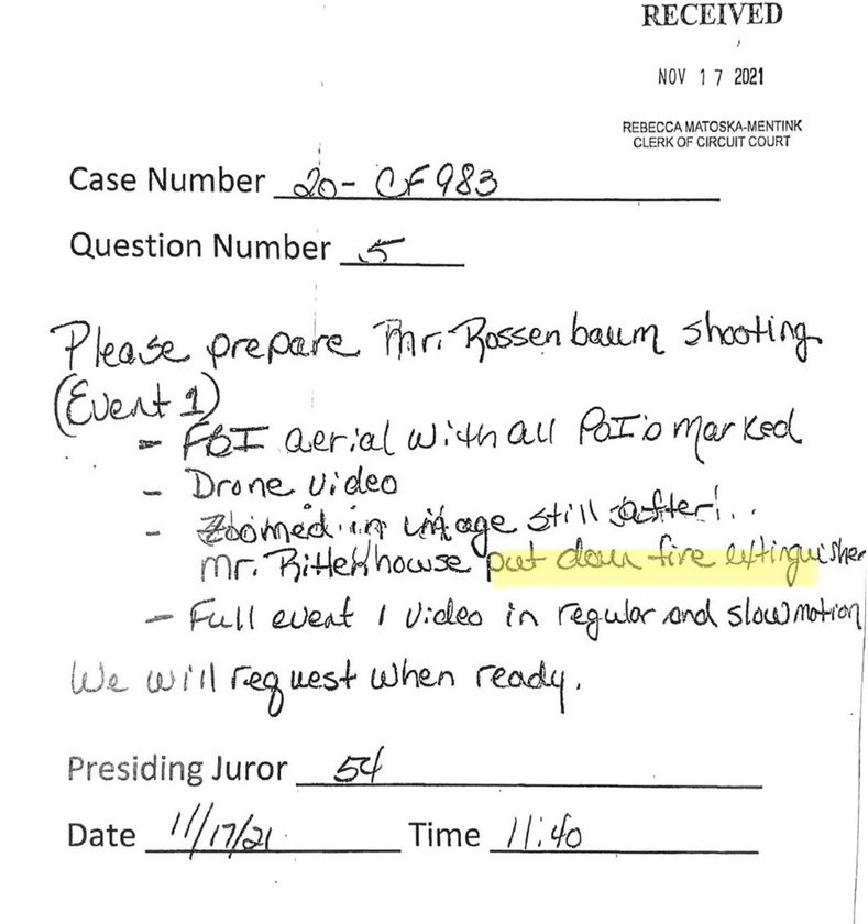 Shared post - Jury note