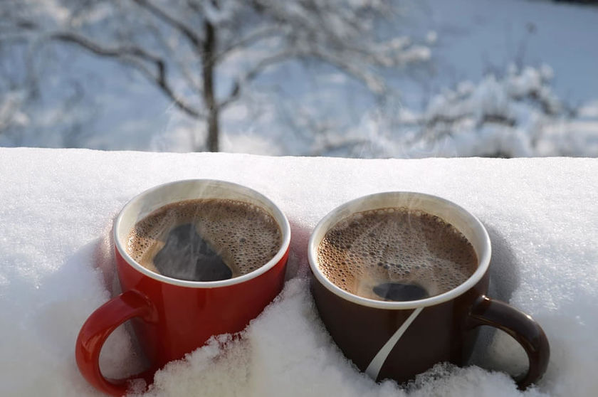 Shared post - Winter Morning Coffee 5 AM on this 2-10-2021