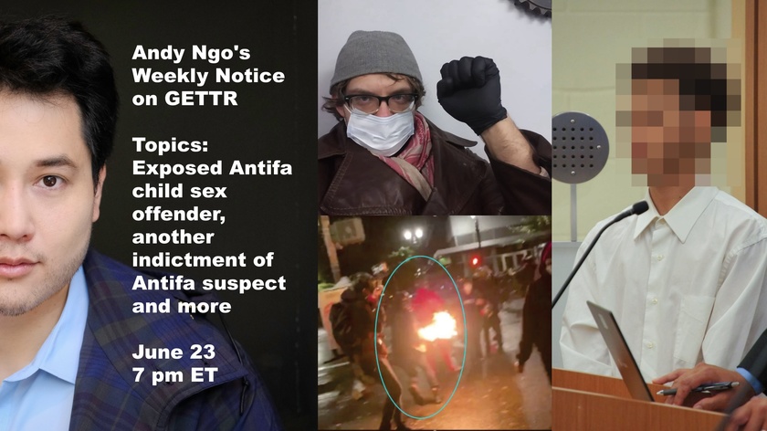 Shared post - Watch Andy's GETTR live stream tonight at 7 pm ET