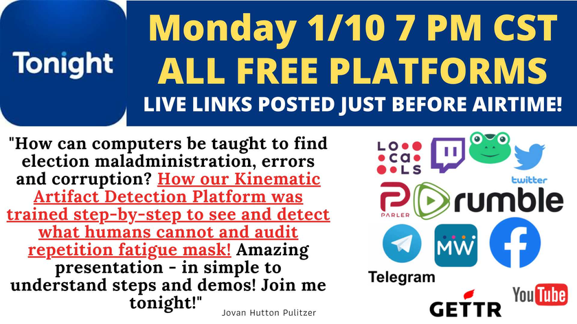 Shared post - Tonight at 7 PM CST