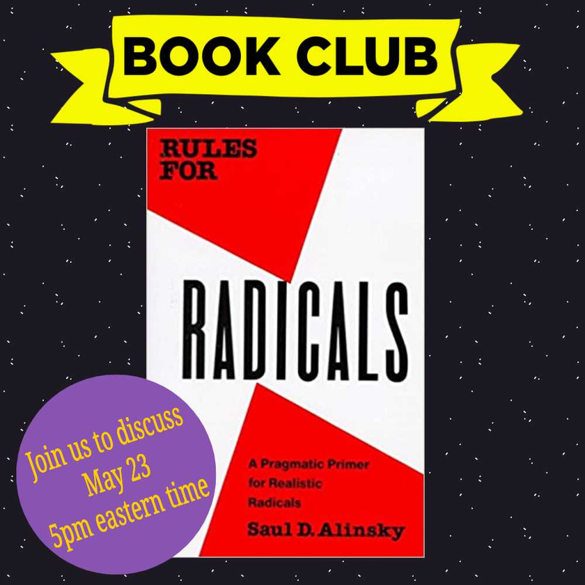 Shared post - Rules For Radicals Book Club!!!