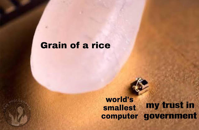 Shared post - Grain of rice vs. worlds smallest computer