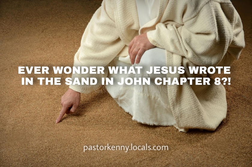 Shared post - EVER WONDER WHAT JESUS WROTE IN THE SAND IN JOHN CHAPTER 8?!