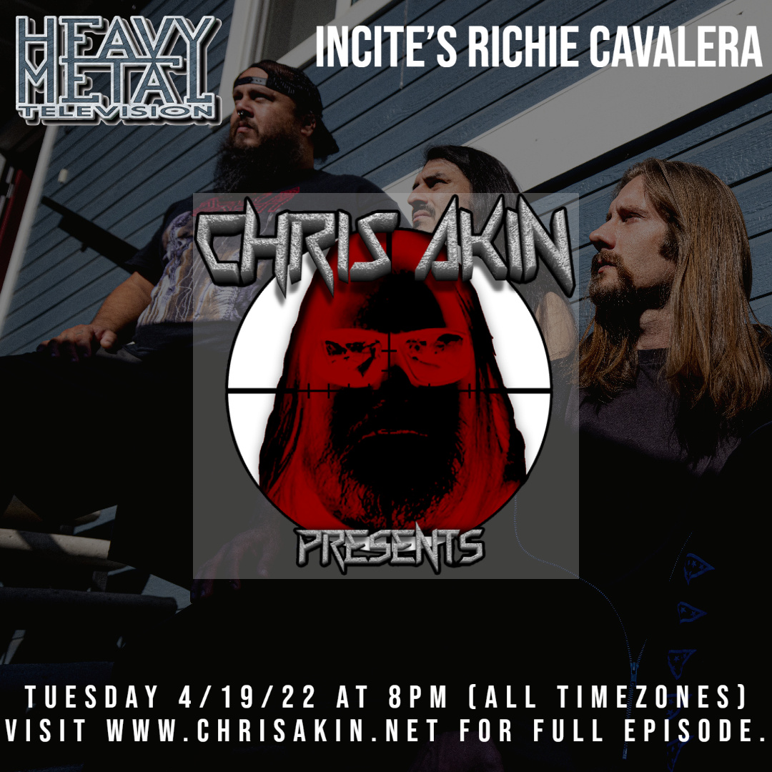Shared post - Incite Vocalist Richie Cavalera on Heavy Metal Television!