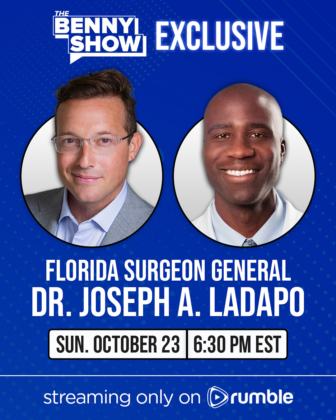 Shared post - Today, Florida Surgeon General Joseph Ladapo joins...