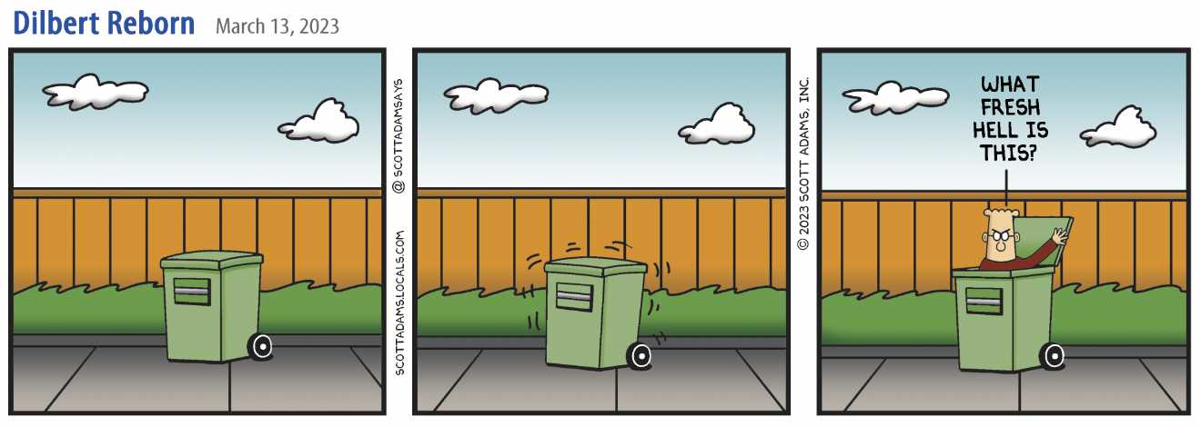 Shared post - Dilbert Reborn 3-13-23