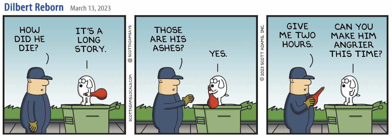 Shared post - Dilbert Reborn 3-13-23