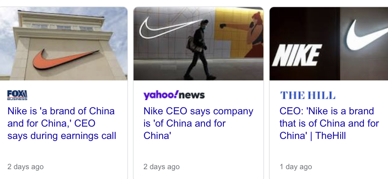 Shared post - Nike: Massive difference between Aversion to Slavery vs ...