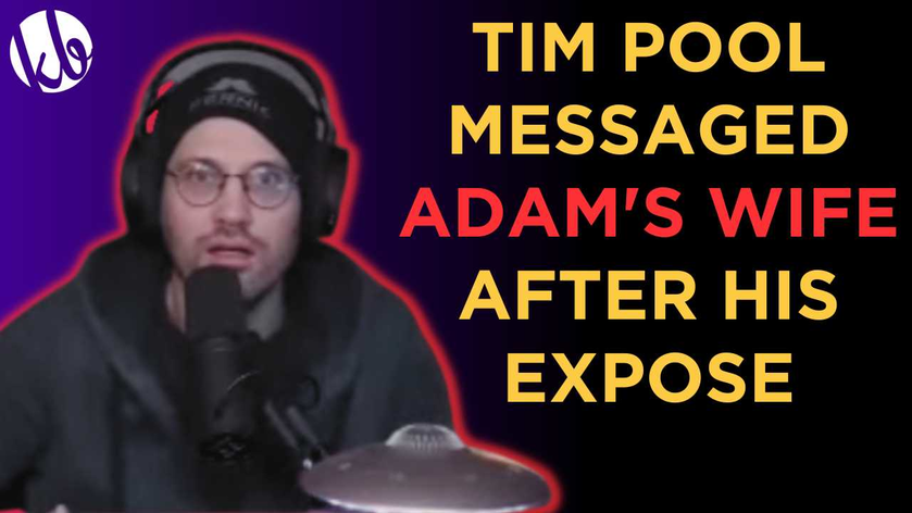 Shared post - Tim Pool messaged Adam Crigler's WIFE to complain about ...